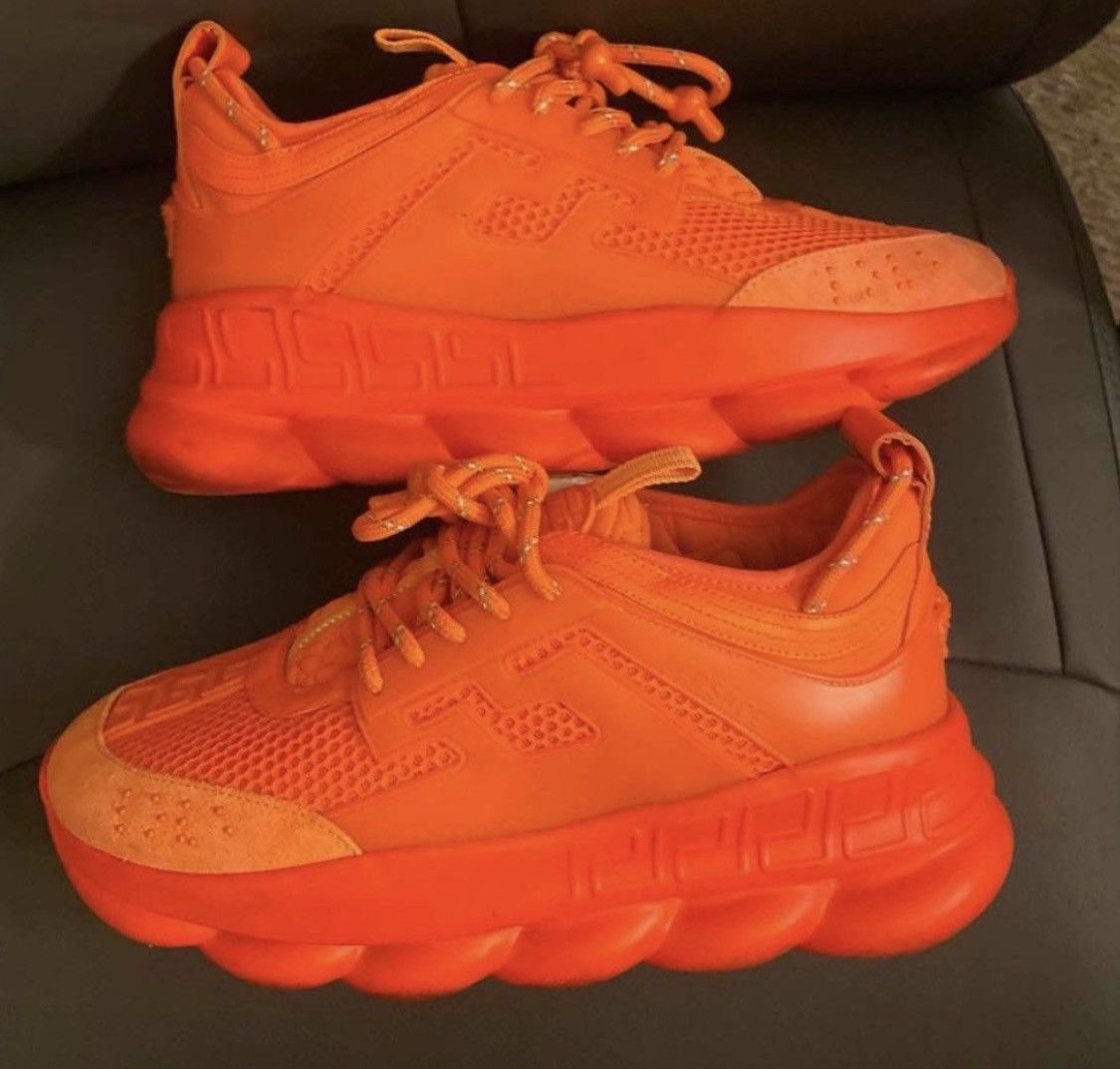 Versace Versace Chain Reactions Orange Fluo | Grailed