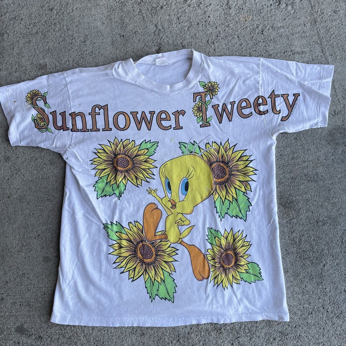 Vintage Sunflower Tweety Tee | Grailed