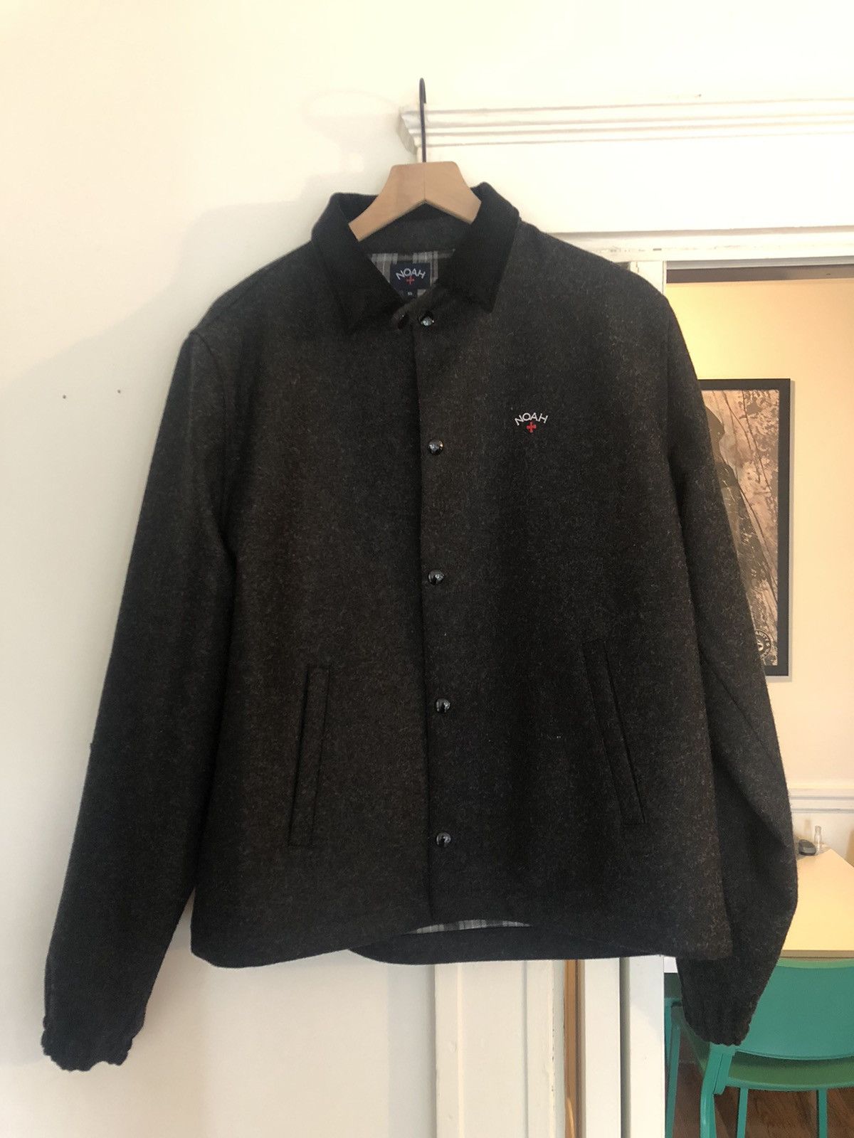 Noah NOAH WOOL CAMPUS JACKET coaches jacket | Grailed