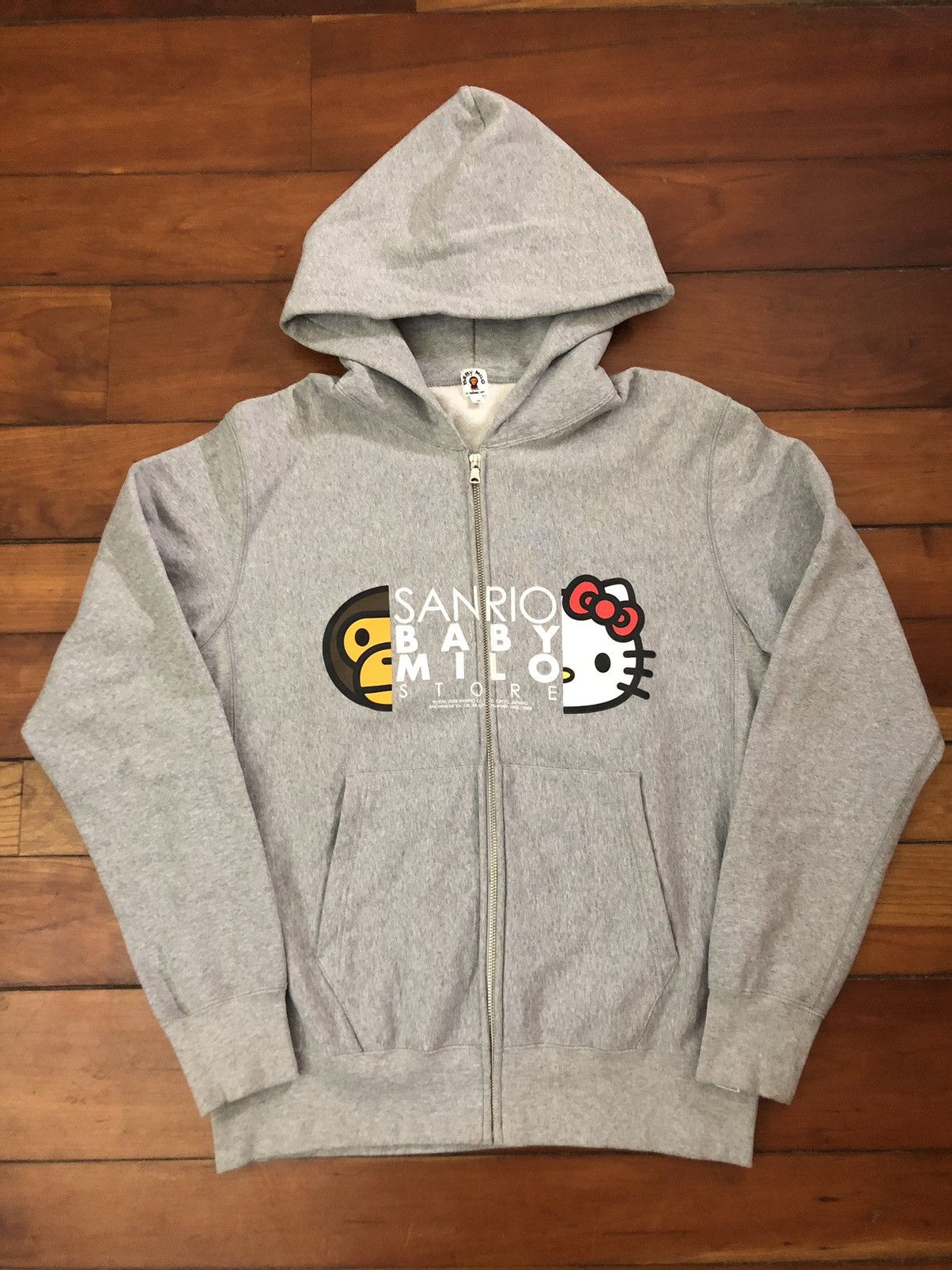 Bape Baby milo hello kitty zip up | Grailed