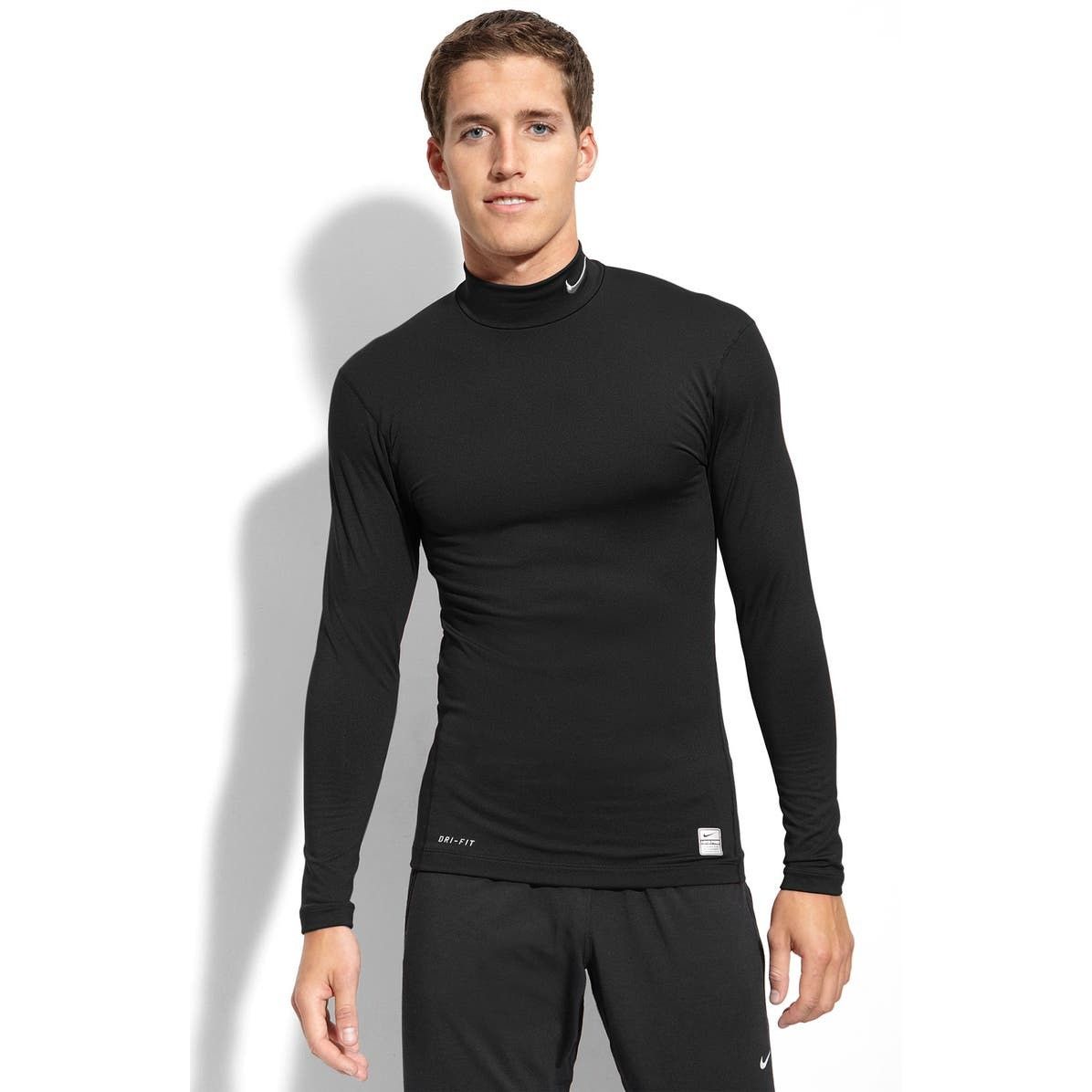 Nike Nike Pro Combat Dri-Fit Mock Neck Compression Top | Grailed