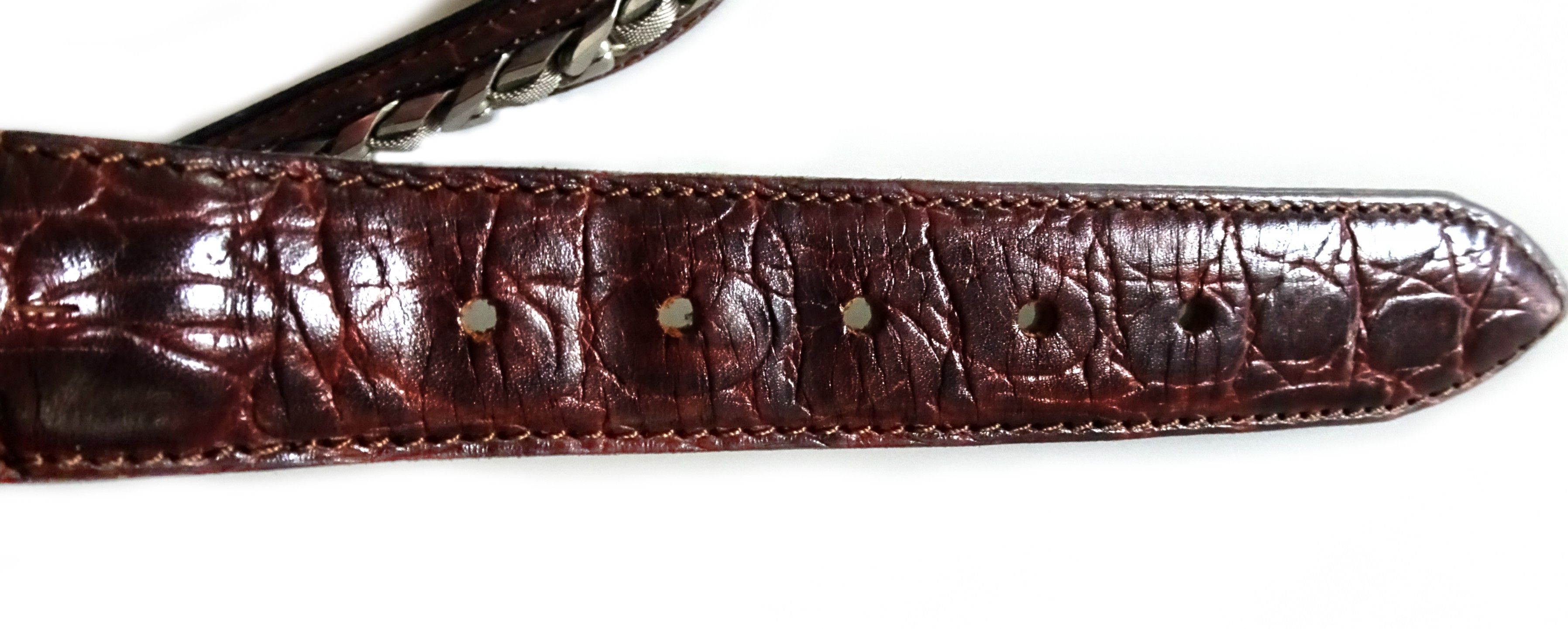 Italian Designers NANNI MILANO UNIQUE RARE EXOTIC LEATHER BELT | Grailed