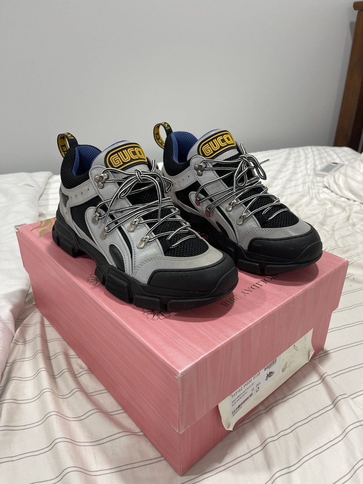 Gucci Flashtrek Low Reflective Grey | Grailed