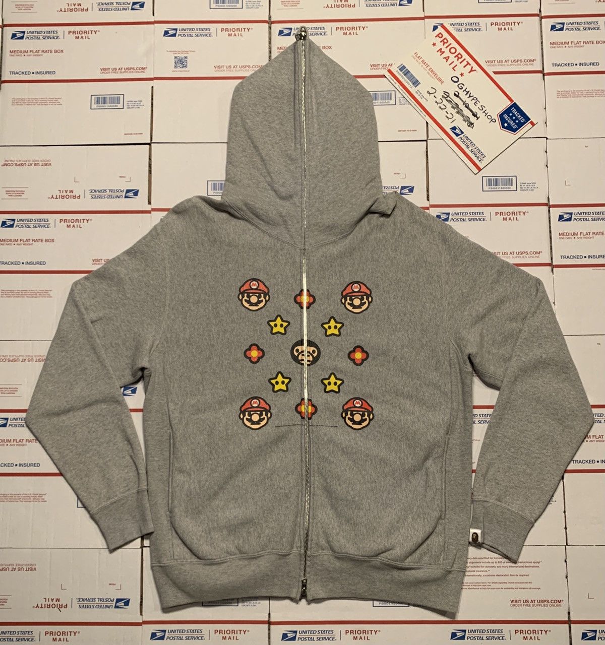 Bape 2008 Bape® Mario Hoodie | Grailed