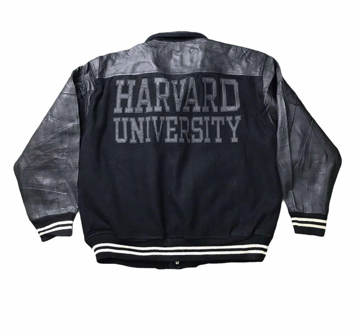Vintage Vintage Harvard University Varsity Jacket Black J81 | Grailed