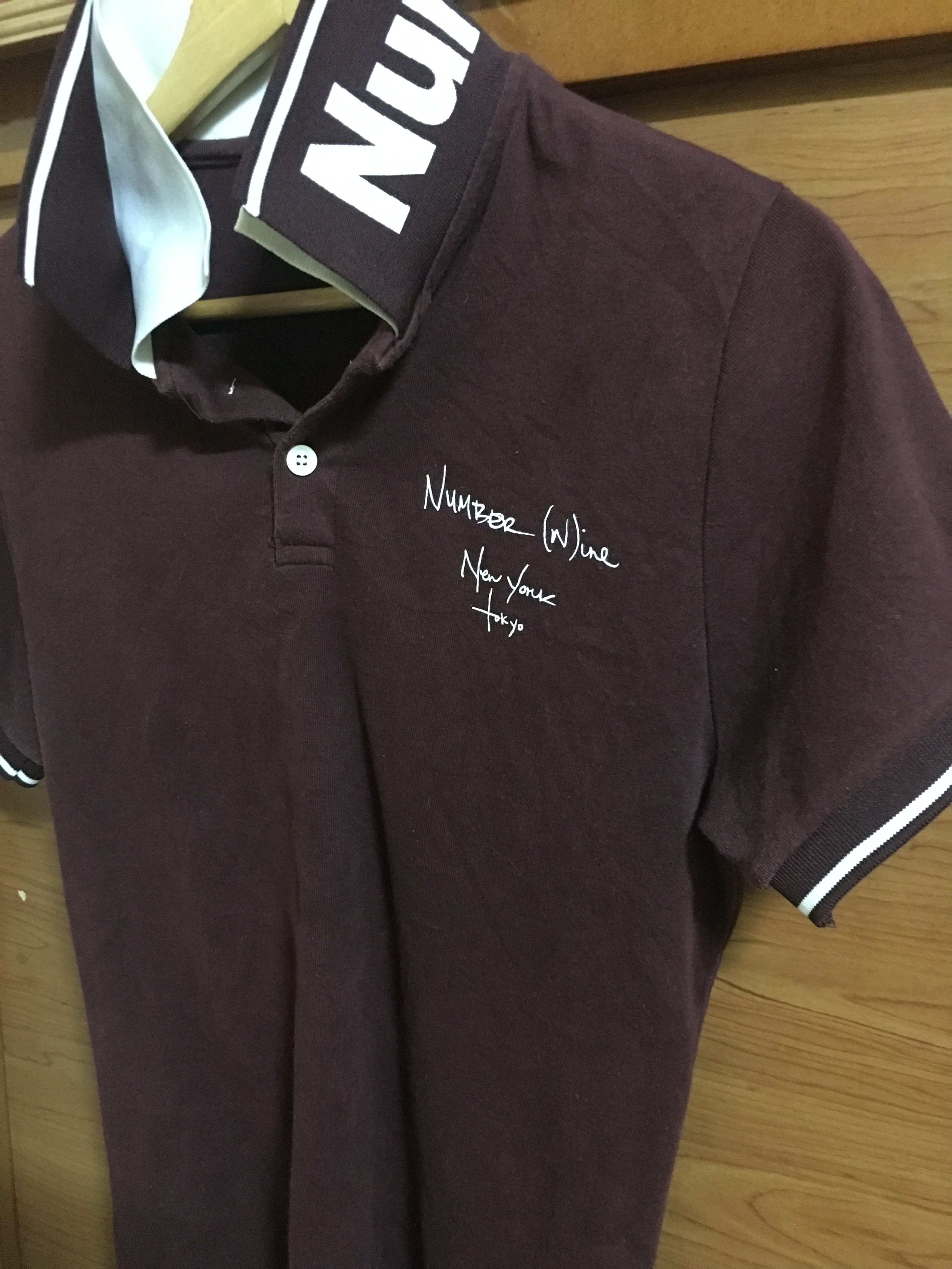 Number (N)ine Number Nine Polo t shirt | Grailed