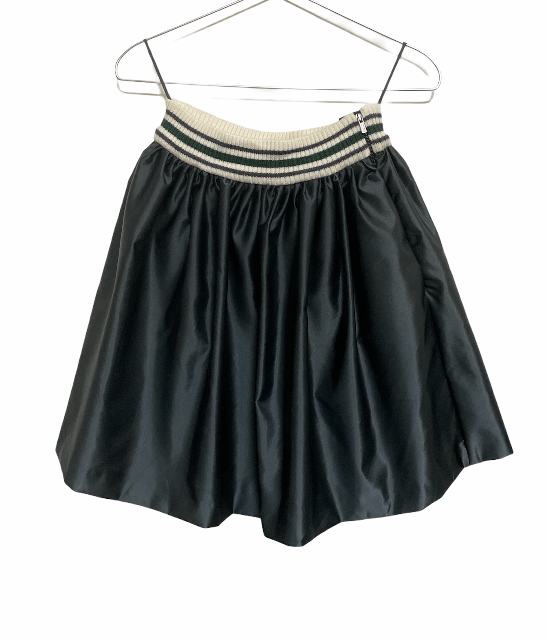 Designer × Miu Miu × Vintage Miu Miu Green Taffeta Box Pleat | Grailed