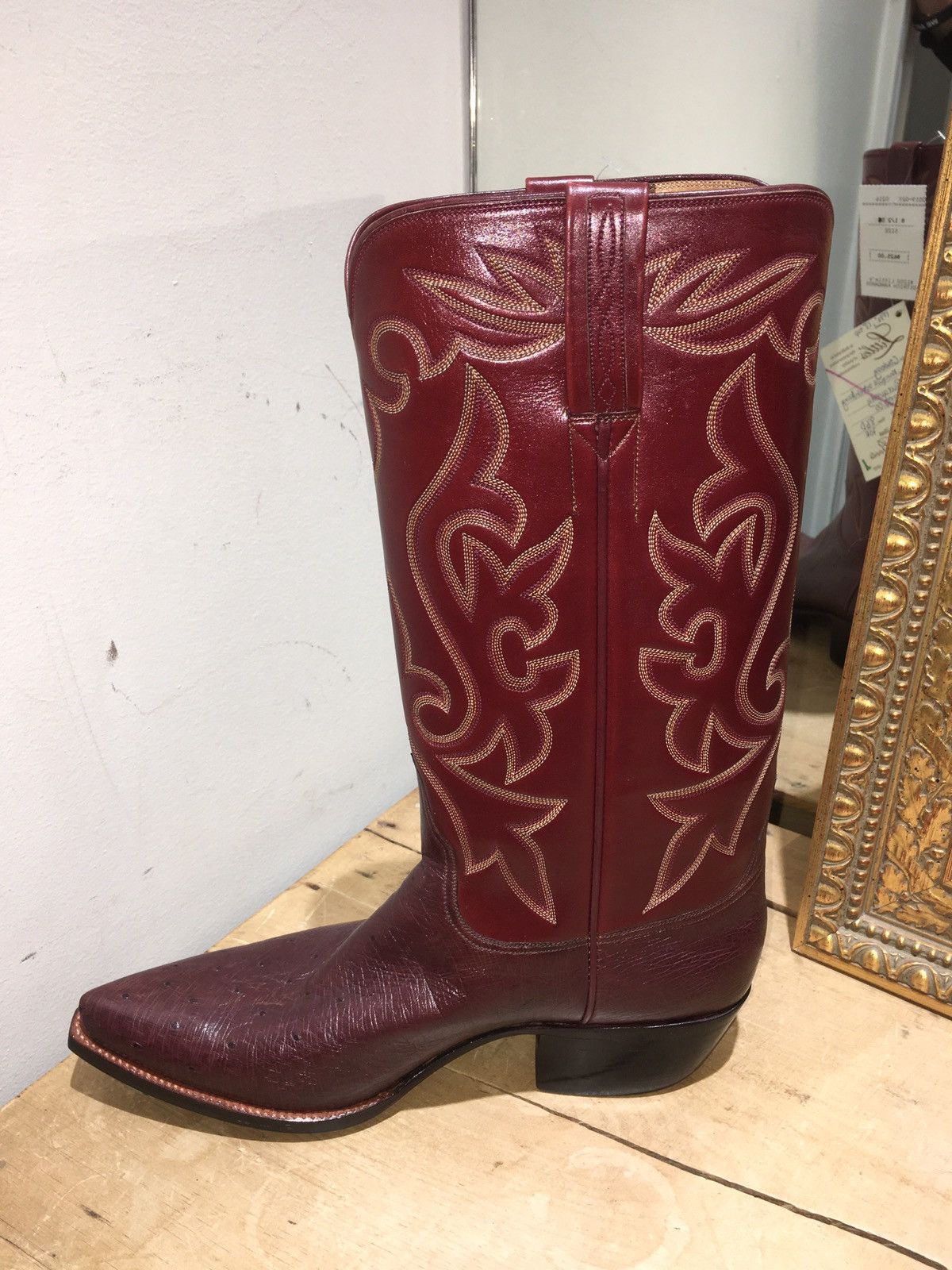Vintage Little’s Boots Ostrich Kangaroo cowboy boots | Grailed