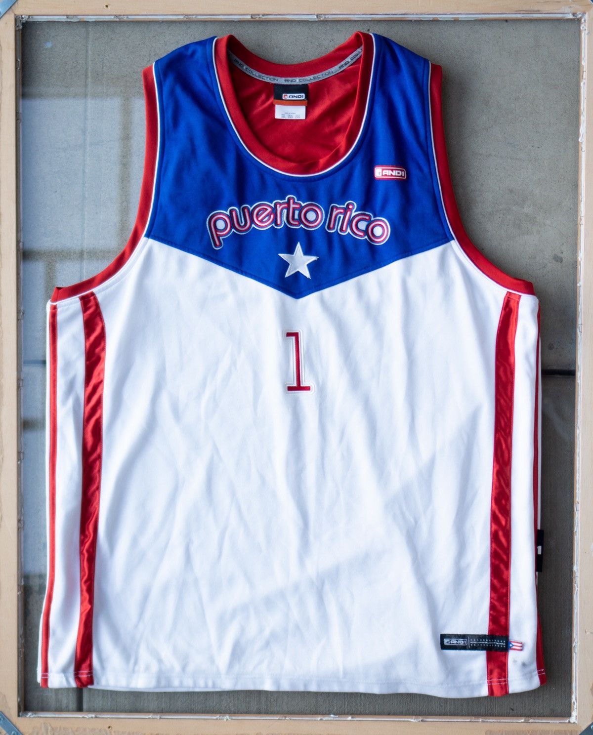 Vintage Puerto Rico Men’s National Basketball Team Jersey AND1 2XL ...