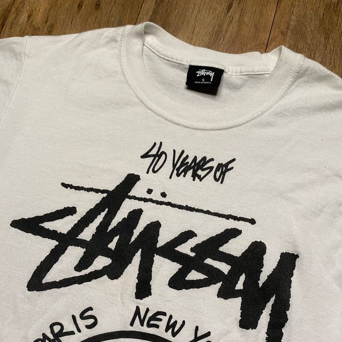 Stussy Vintage Stussy x Marc Jacobs 40 Years Anniversary Tee | Grailed