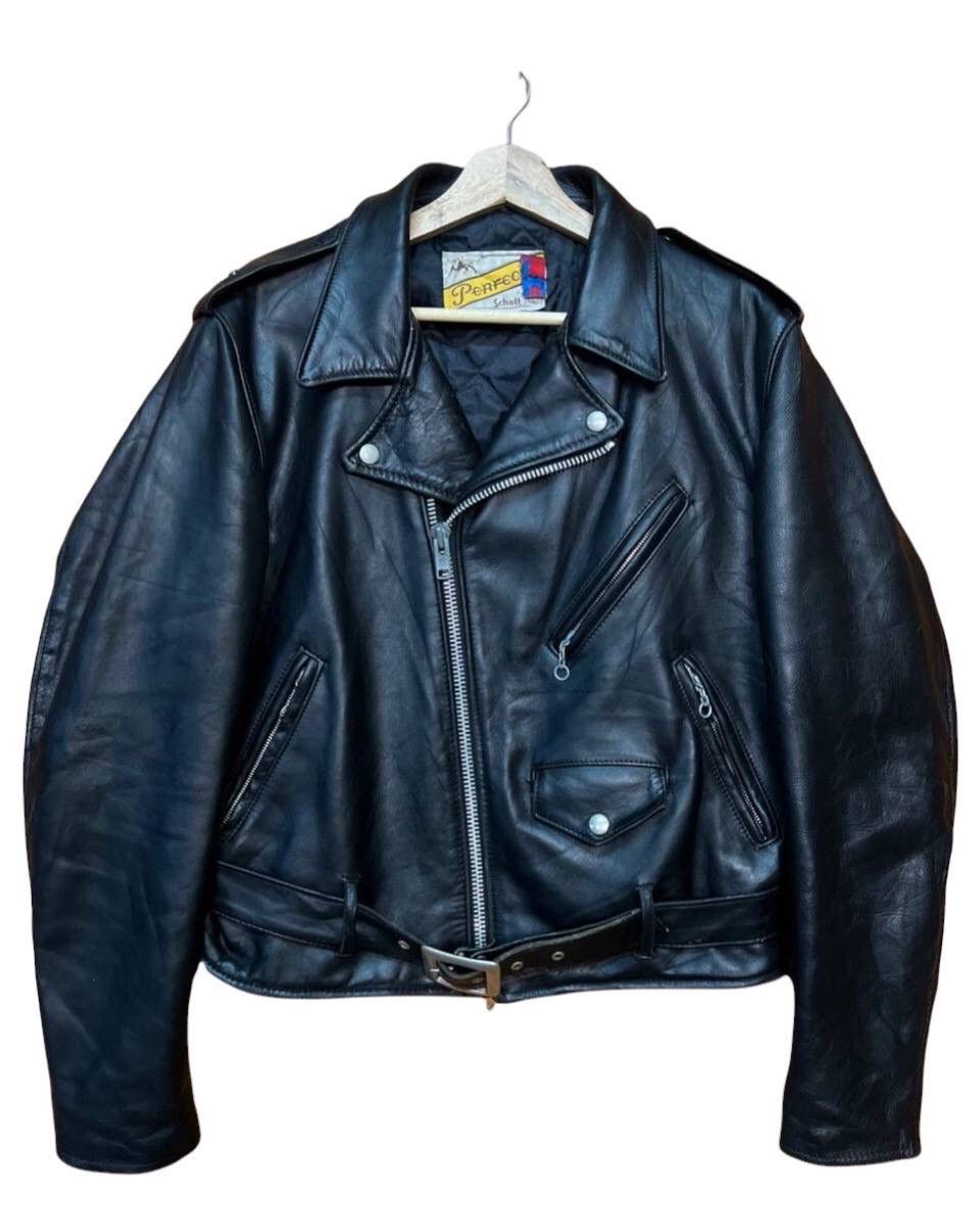 Leather Jacket × Made In Usa × Schott VINTAGE PERFECTO BY SCHOTT ...
