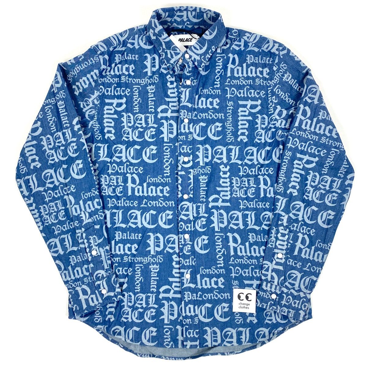 Palace Palace Ye Olde But a Goldie Shirt Stone Wash Button Up M | Grailed
