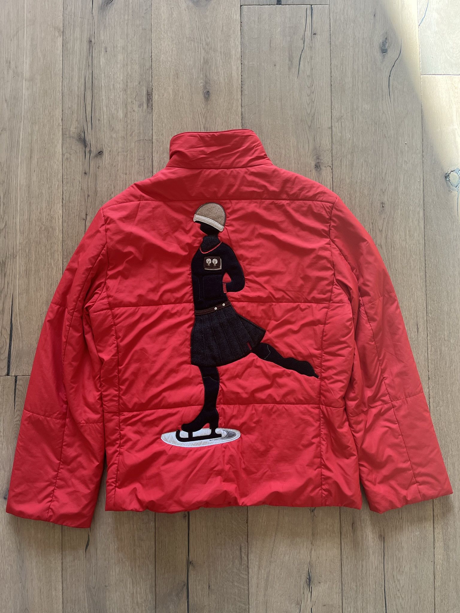 Prada Prada Ice Skating Red Down Jacket | Grailed