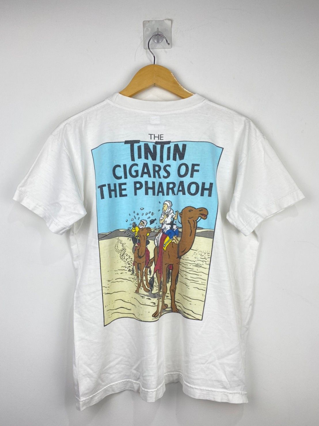 Cartoon Network × Vintage Vintage Tintin Cigars Of The Pharaoh T-Shirts ...