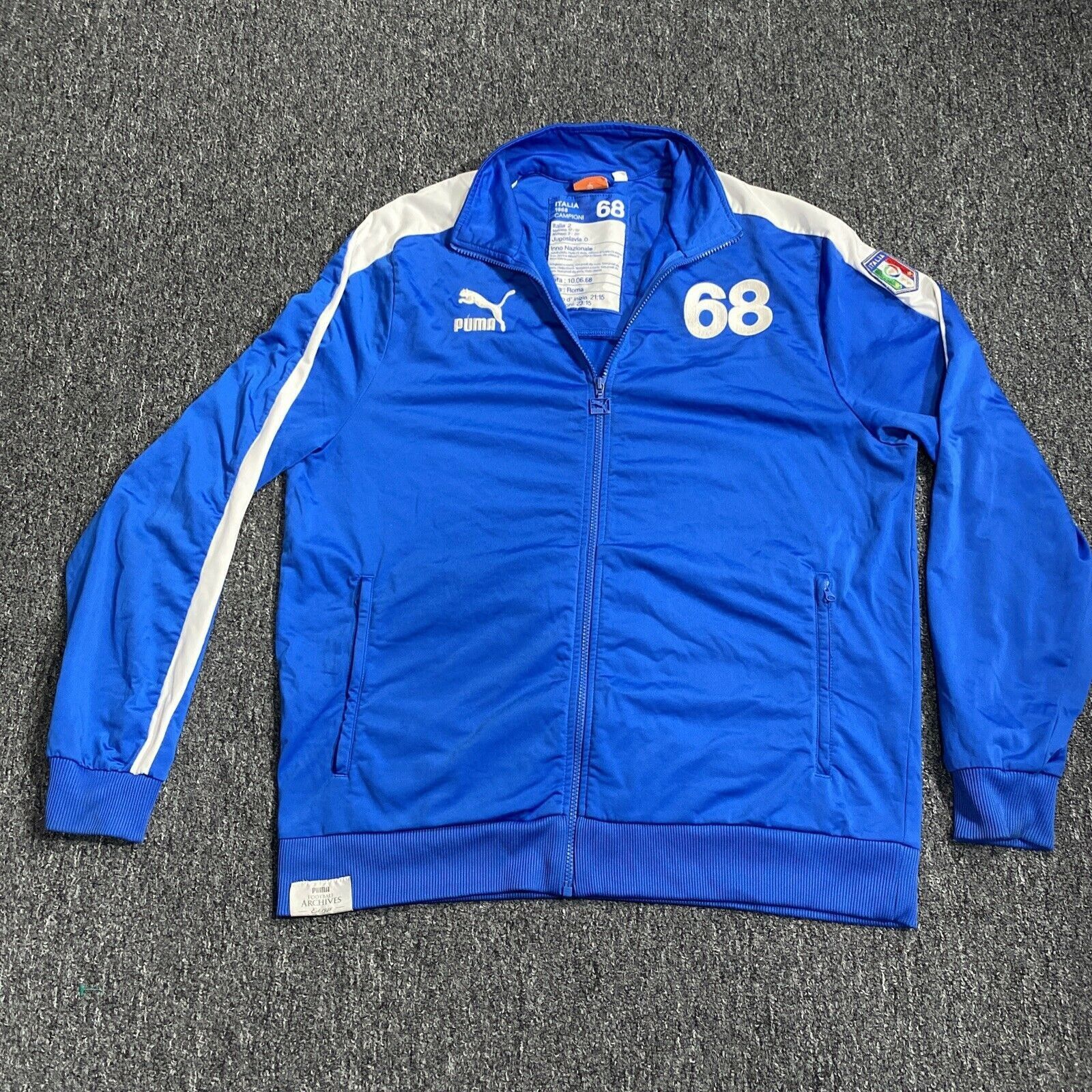 Puma Puma Football Archives Italia 1968 Champions Track Jacket | Grailed