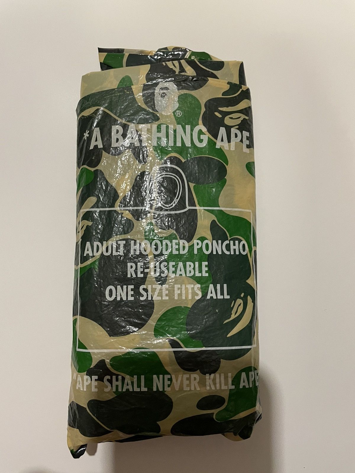 Bape Bape poncho | Grailed