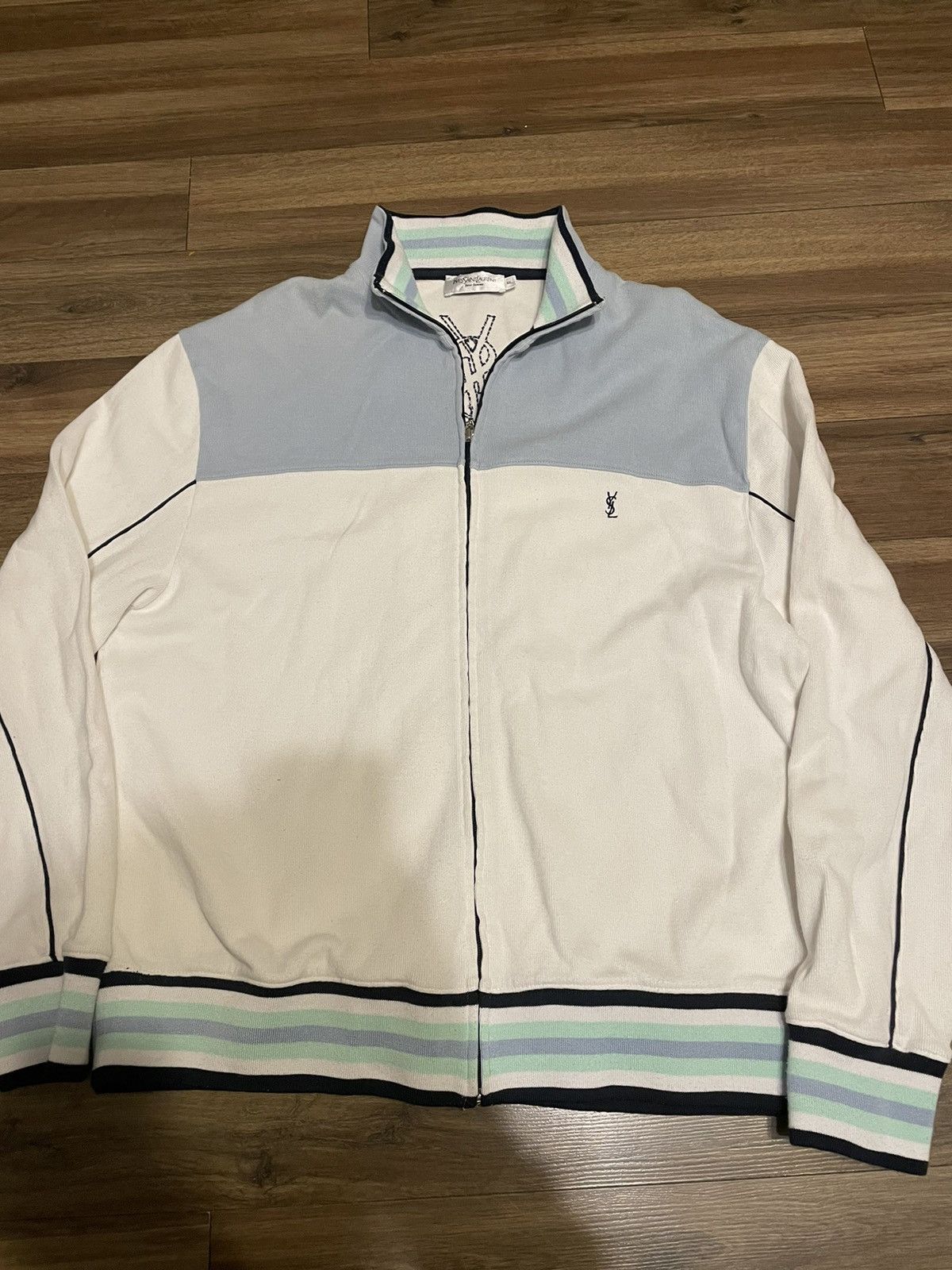 Vintage × Yves Saint Laurent Yves Saint laurent ysl zip up Vintage ...