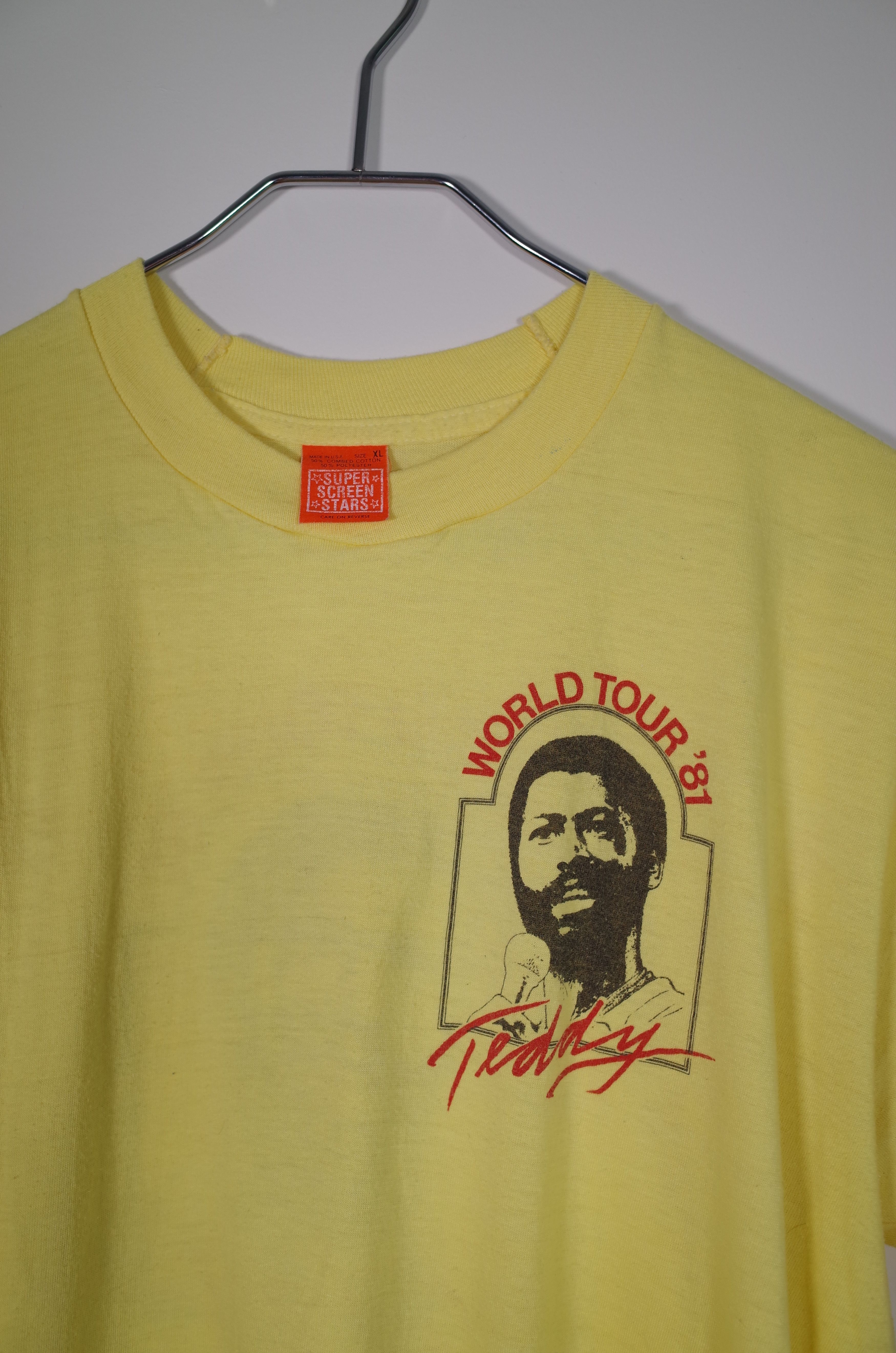 Vintage Vintage Teddy Pendergrass T-Shirt - World Tour '81 | Grailed