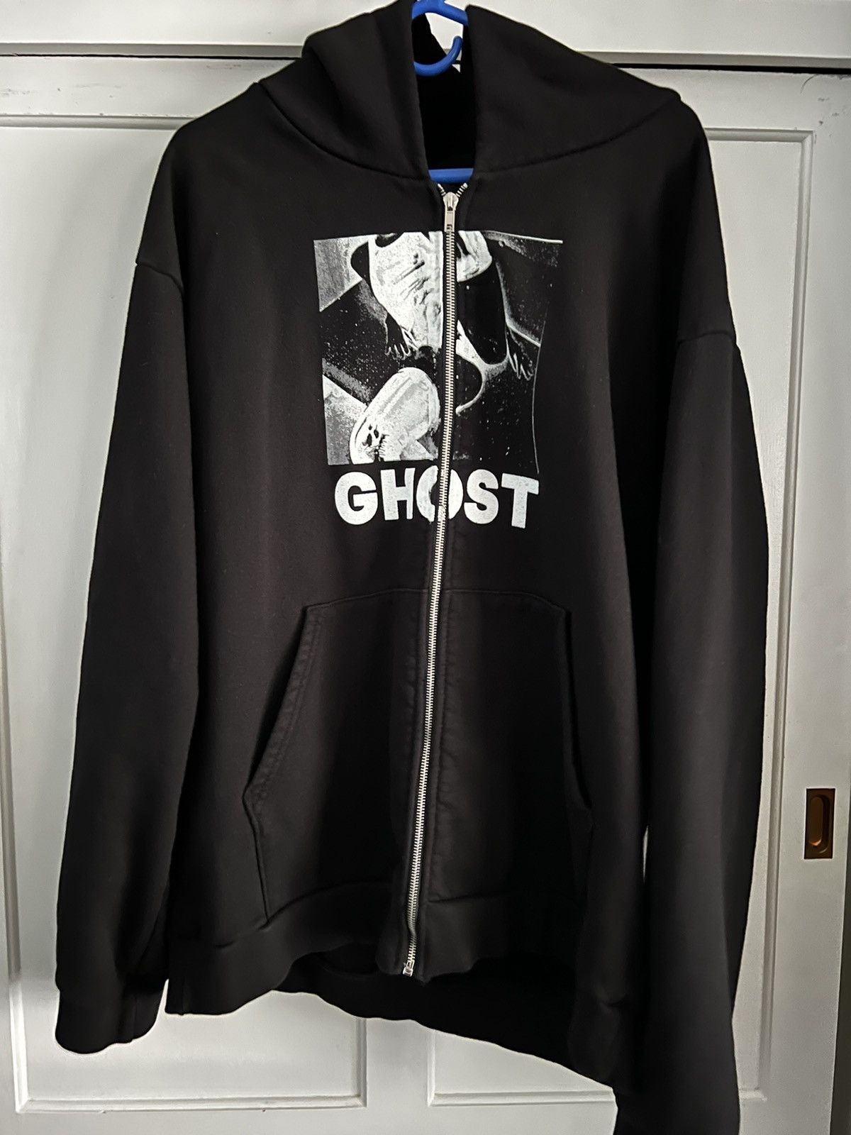 Playboi Carti GHOST Zip Up playboi carti wlr merch | Grailed