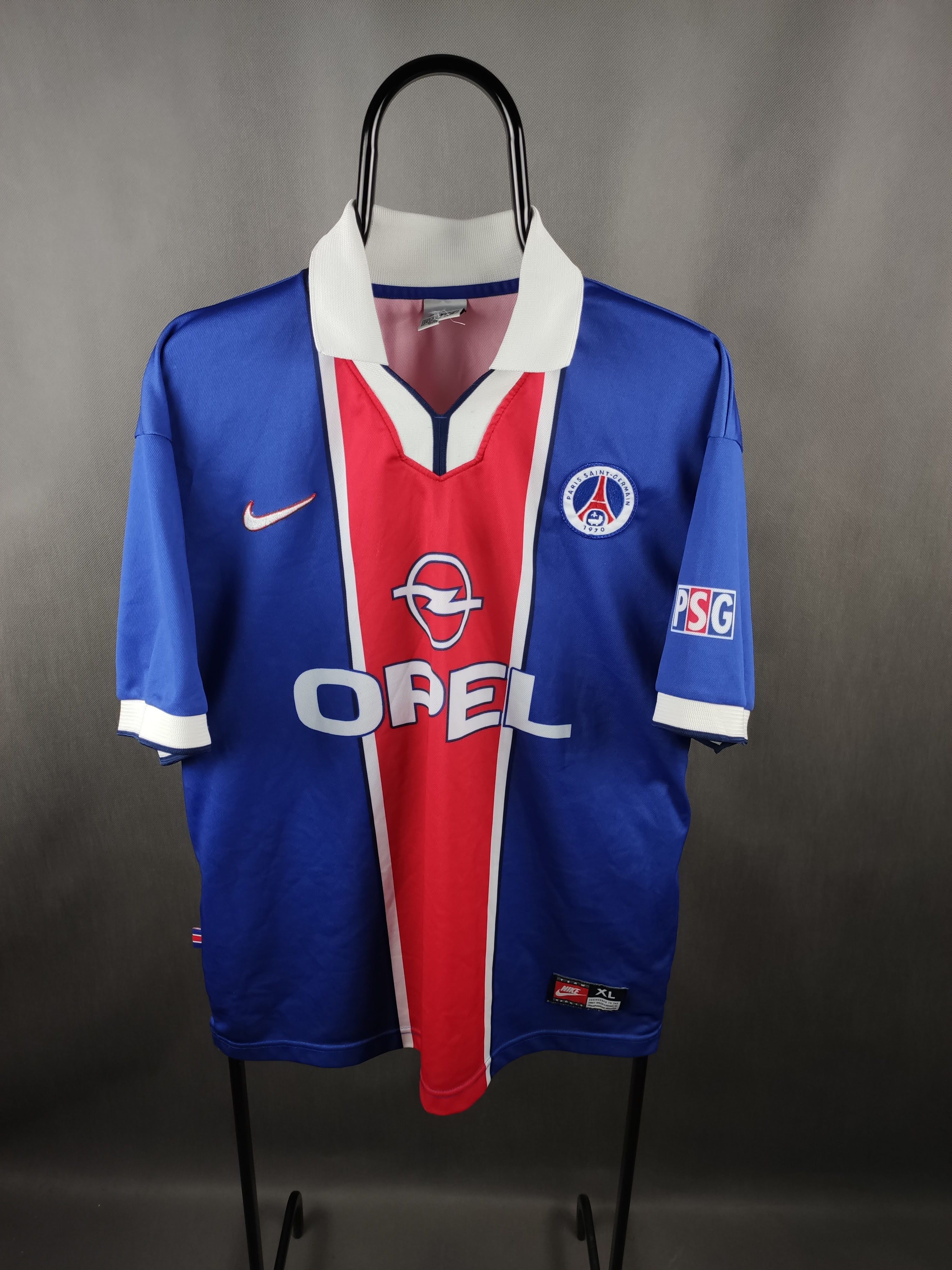 Nike PSG 96/97 Home Nike Opel Football Shirt Rare Soccer Jersey | Grailed