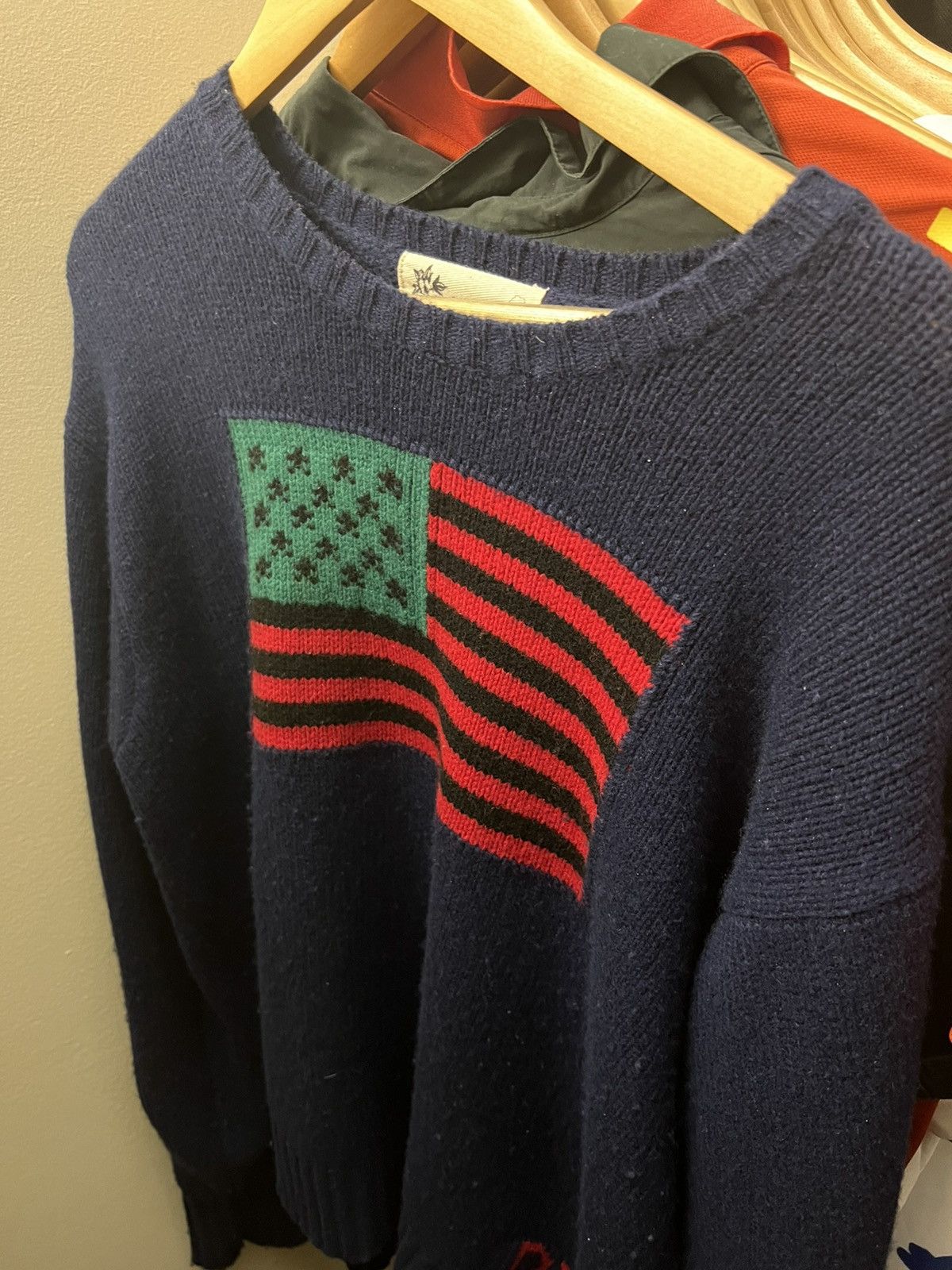 DENIM TEARS Denim tears knit sweater american flag sweater | Grailed
