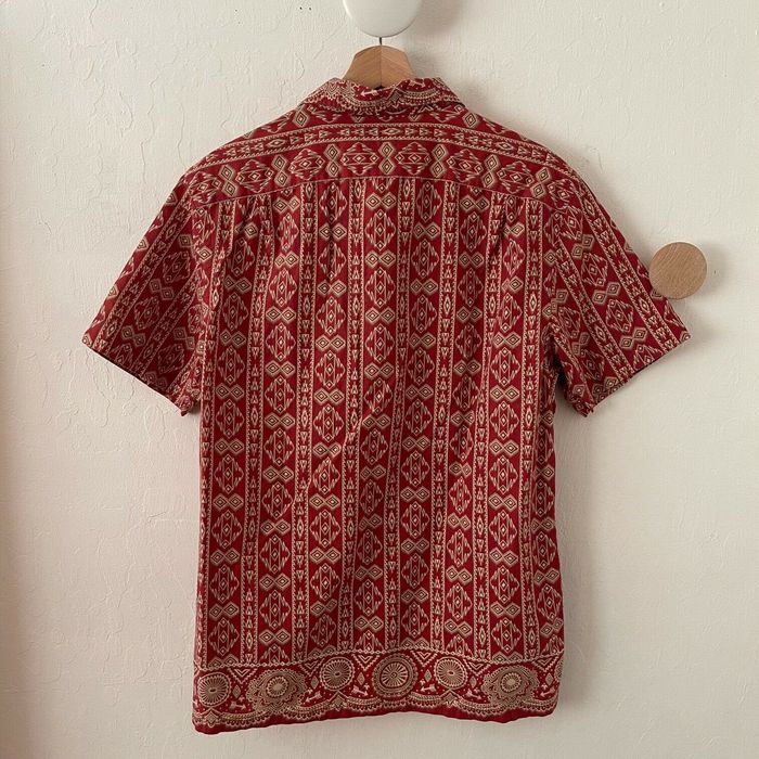 RRL Ralph Lauren Western Vintage Navajo Bandana Print Camp Shirt NEW | Grailed