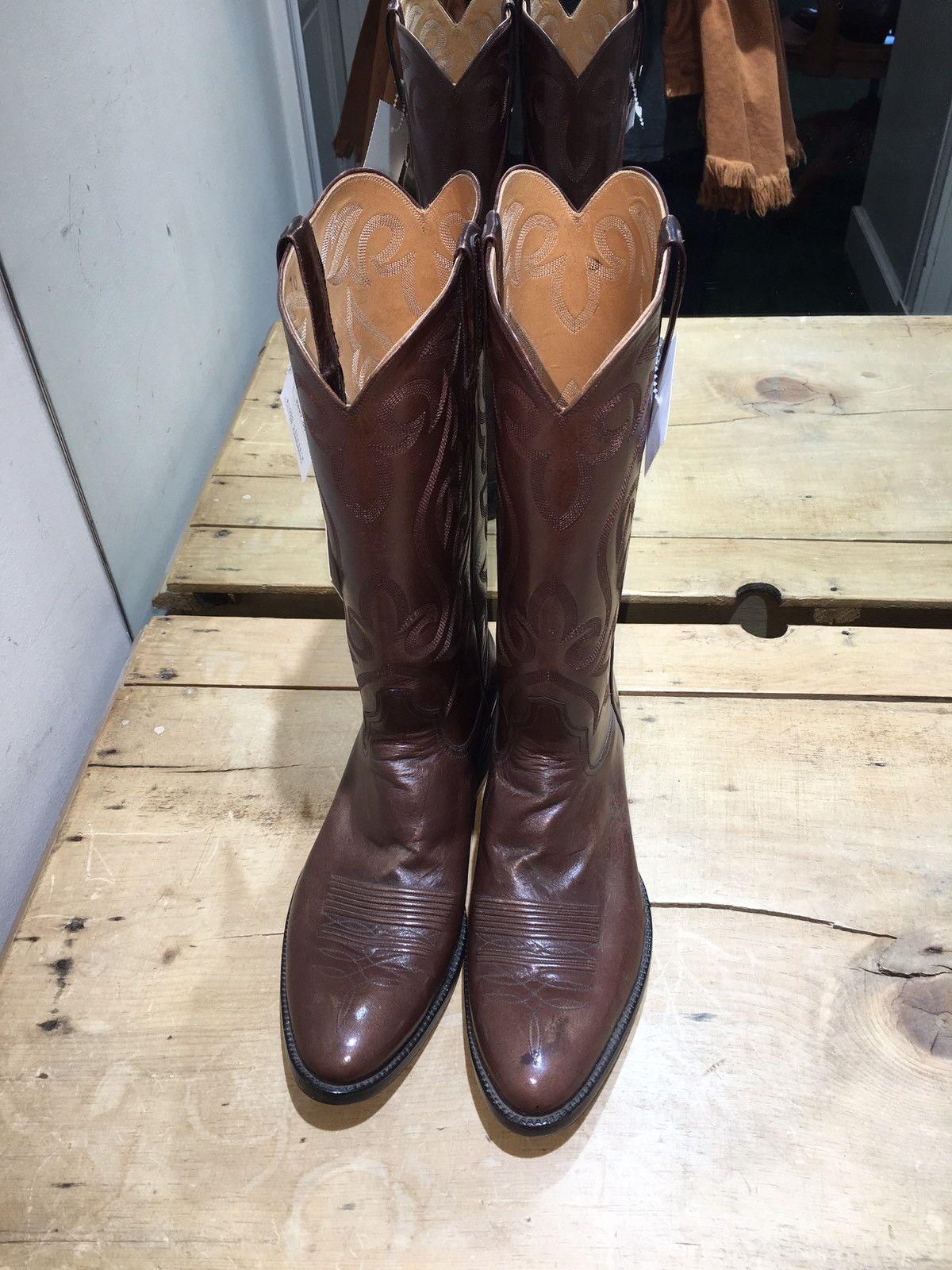Vintage Little’s Boot Custom Kangaroo Cowboy Boots | Grailed