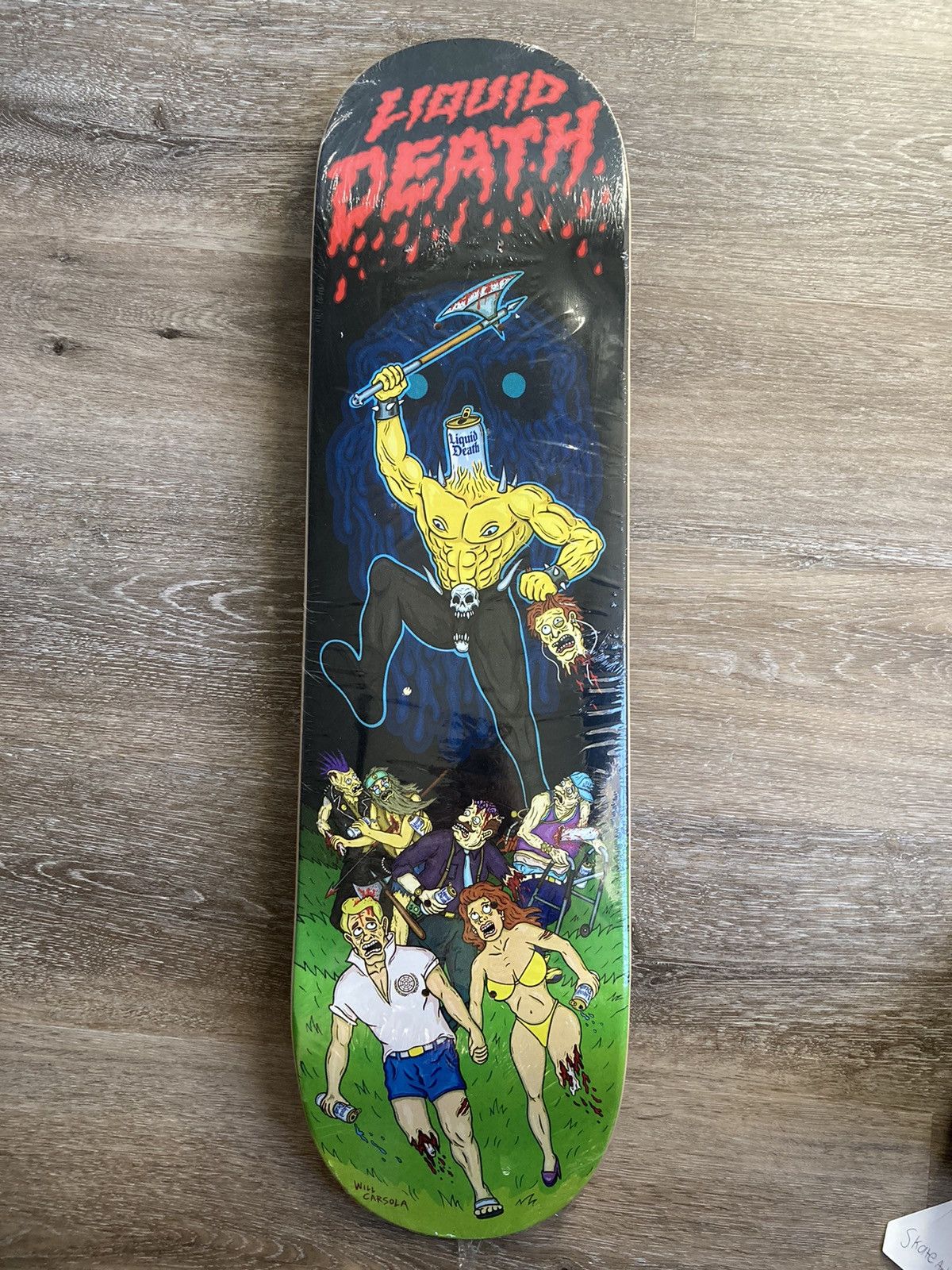 The Berrics The Berrics X Liquid Death limited edition skateboard deck ...