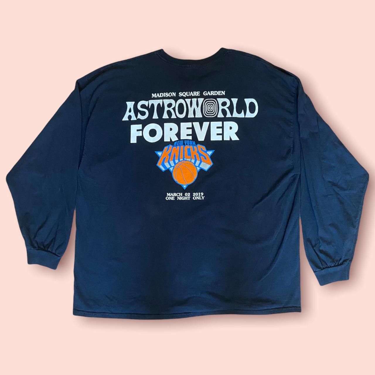 Travis Scott ASTROWORLD Travis Scott New York KNICKS MSG | Grailed