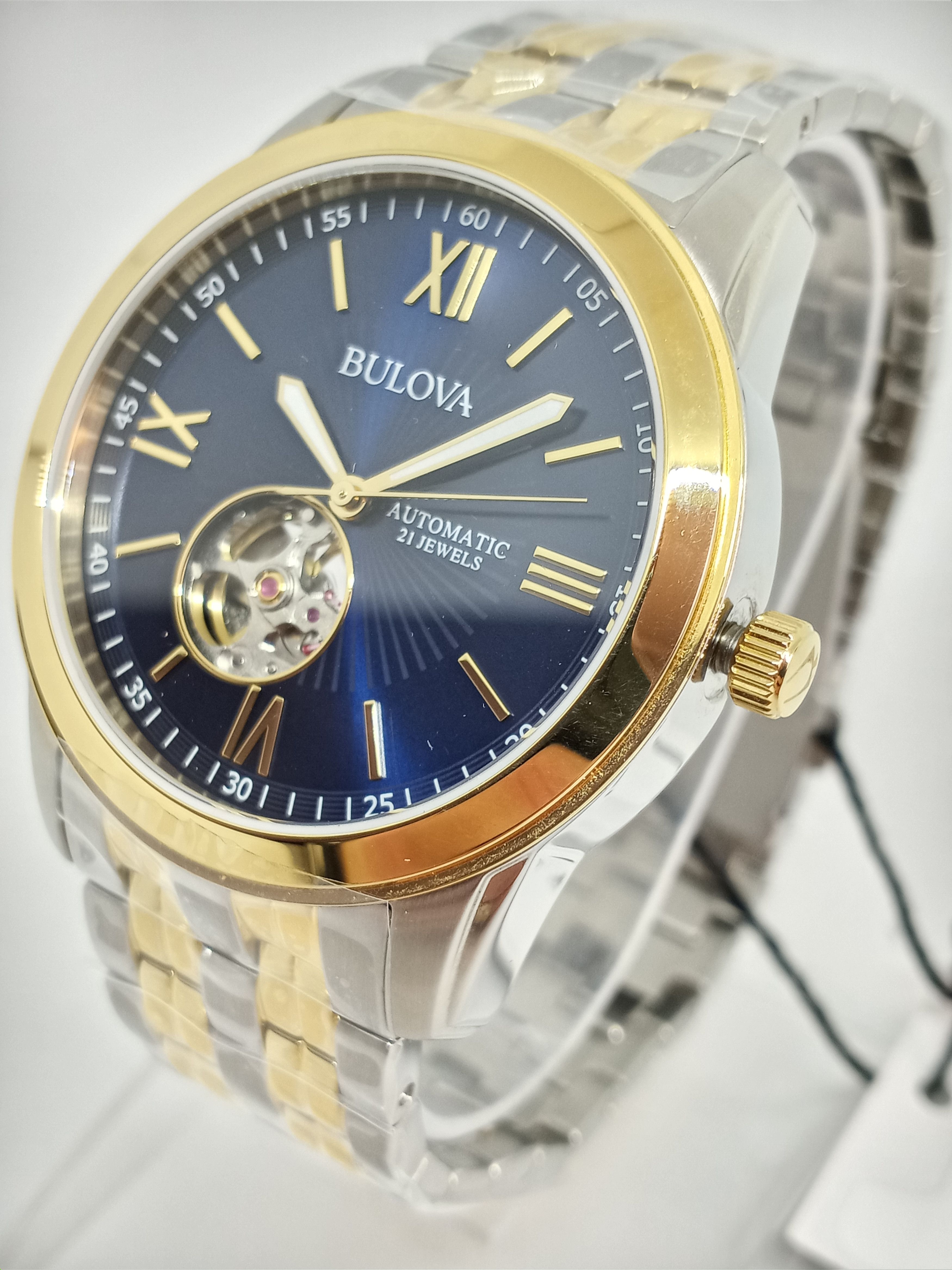 Bulova Bulova 98A263 Men’s 44mm Two Tone Automatic Watch | Grailed