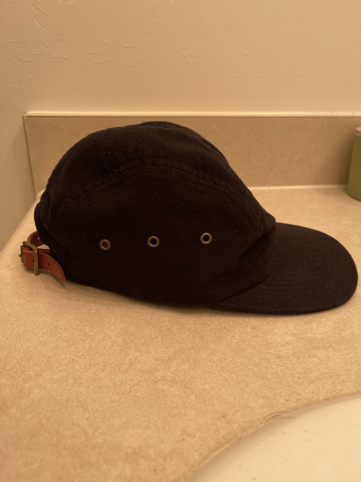 Noah Noah core logo Hemingway 6-panel hat leather | Grailed