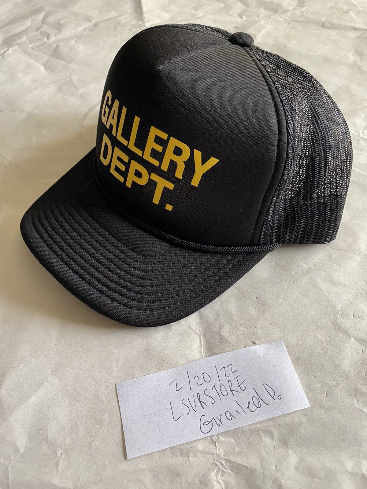Gallery Dept. GD Logo Trucker Hat Black | Grailed