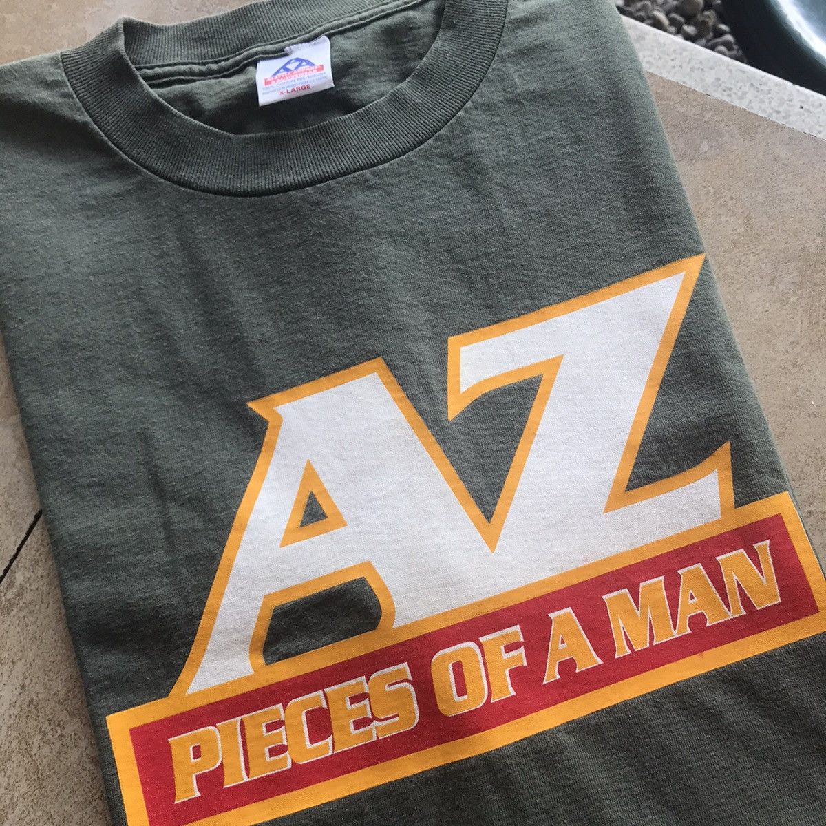 Alstyle × Rap Tees × Vintage VTG ‘90s AZ Pieces of A Man Album Promo ...