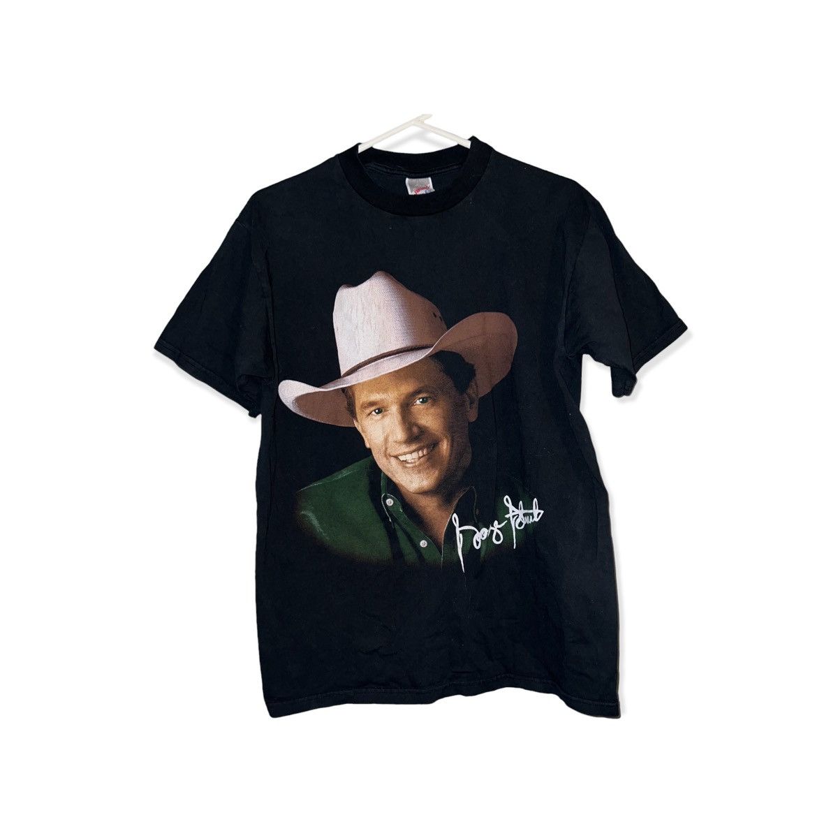 Vintage George Strait Face Shirt | Grailed