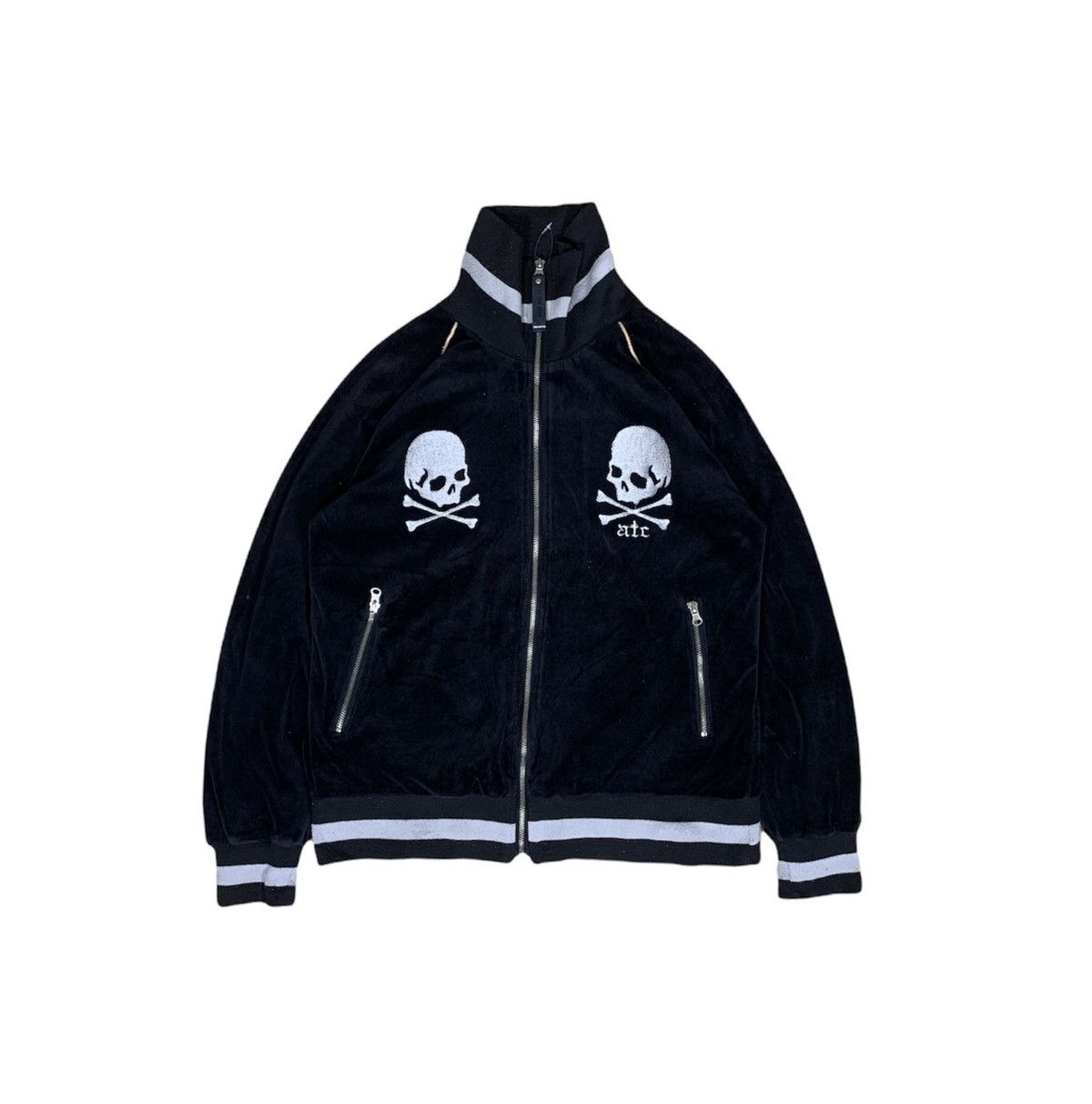 In The Attic In The Attic Velvet Sweater Double Skulls Numbernine ...
