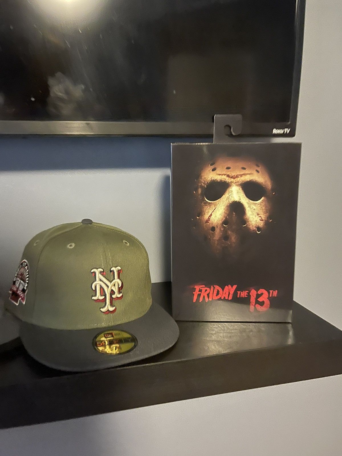 Hat Club × MLB × New Era 7 1/4 New York Mets Horror Pack Jason Voorhees ...