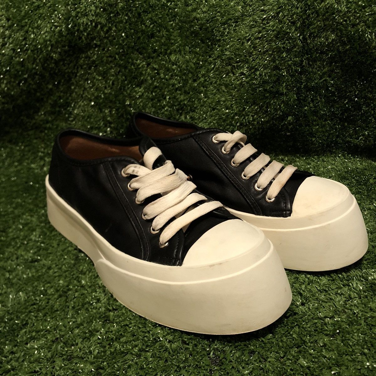 Marni Marni Pablo Chunky Sole Leather Platform Sneakers | Grailed