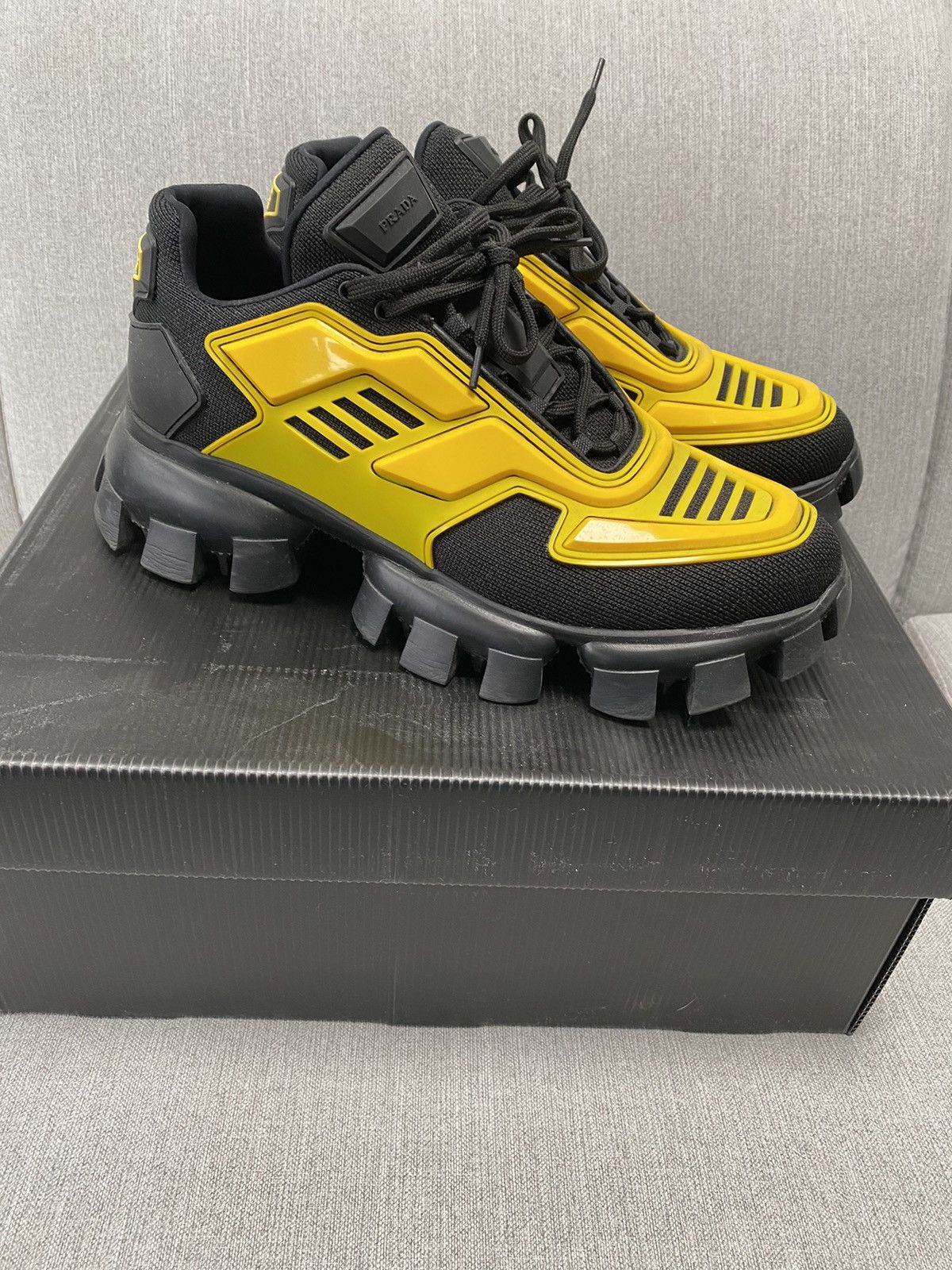 Prada Prada CloudBust Thunder Black and Yellow | Grailed