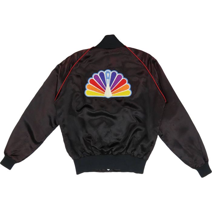 Vintage Vintage NBC Peacock Logo TV Station Crew Embroidered Jacket ...