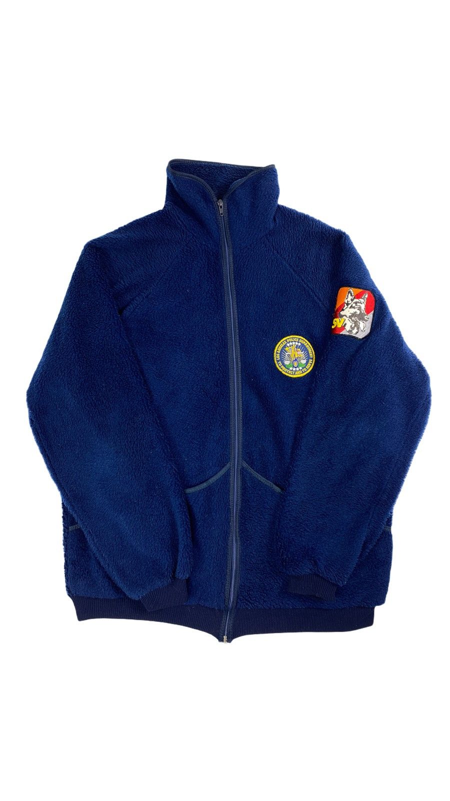Vintage 🔥LASTDROP🔥70s Los Angeles Police Department K9 Sherpa Fleece ...