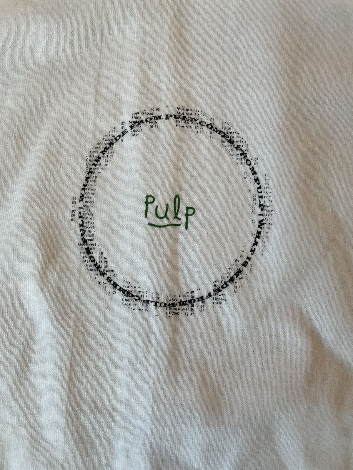 Band Tees × Vintage Vintage Pulp Band What Comes From Pulp Britpop RARE ...