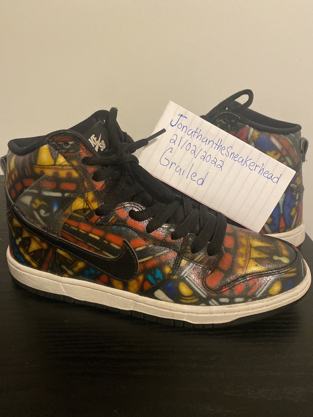 Nike Concepts x SB Dunk High Stained Glass 2015 | Grailed