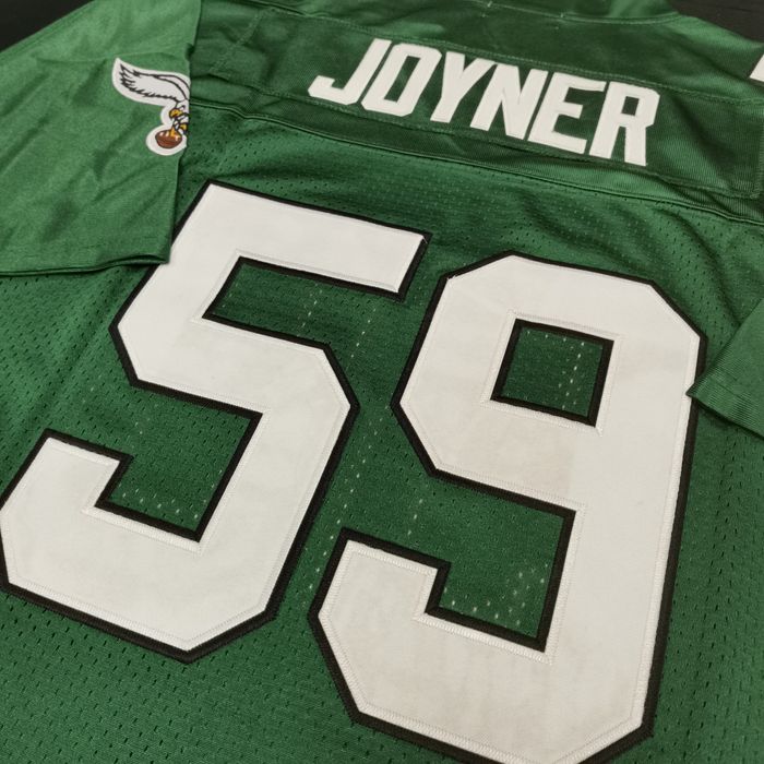 Mitchell & Ness Seth Joyner #59 Philadelphia Eagles TB Jersey Green XL ...
