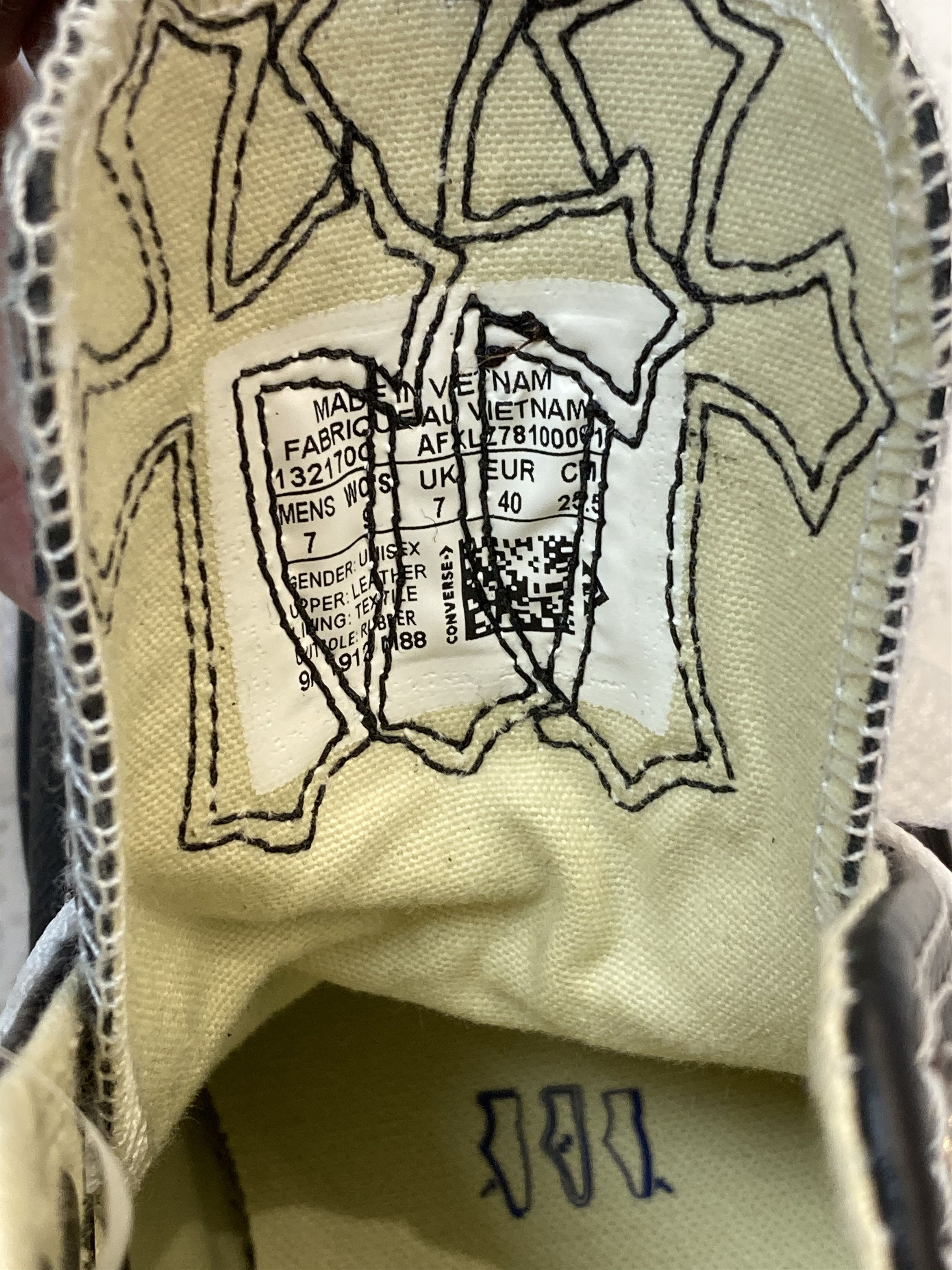 Chrome Hearts Chrome Hearts x Converse Taylor Chuck 70 Sneaker | Grailed