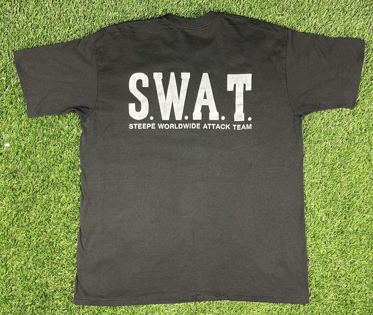 Very Rare × Vintage Vintage 90s SWAT Al Williams By Stedman Faded Tee ...