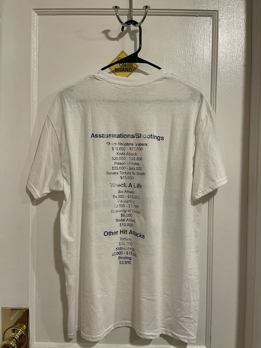 Antony Riddle Antony RiDDLE Blue Camo Contract Killers T-Shirt | Grailed