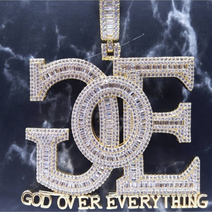 Custom 14K Yellow Finish God Over Everything | Grailed