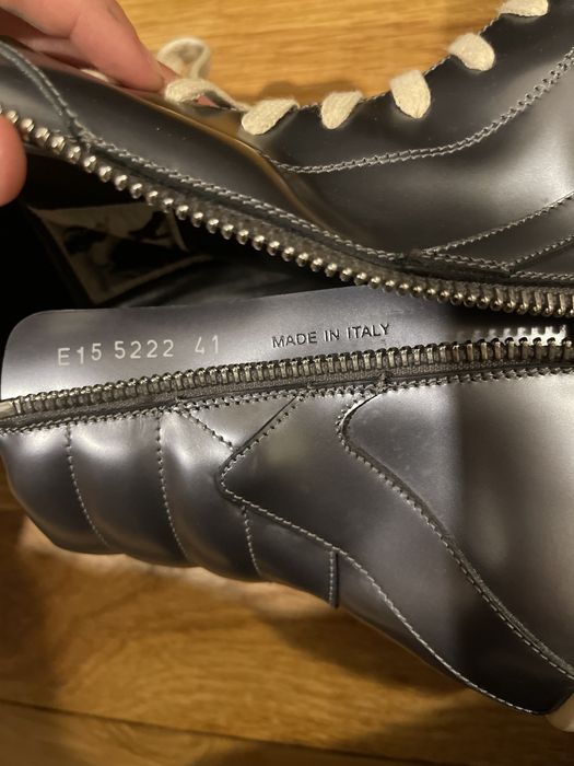 Rick Owens Metallic Geobaskets | Grailed