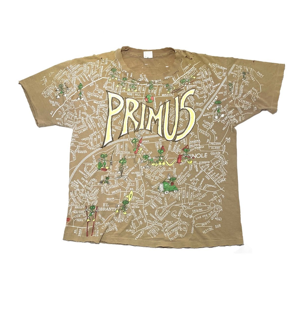Vintage Primus 1992 Band Shirt Wonderland | Grailed