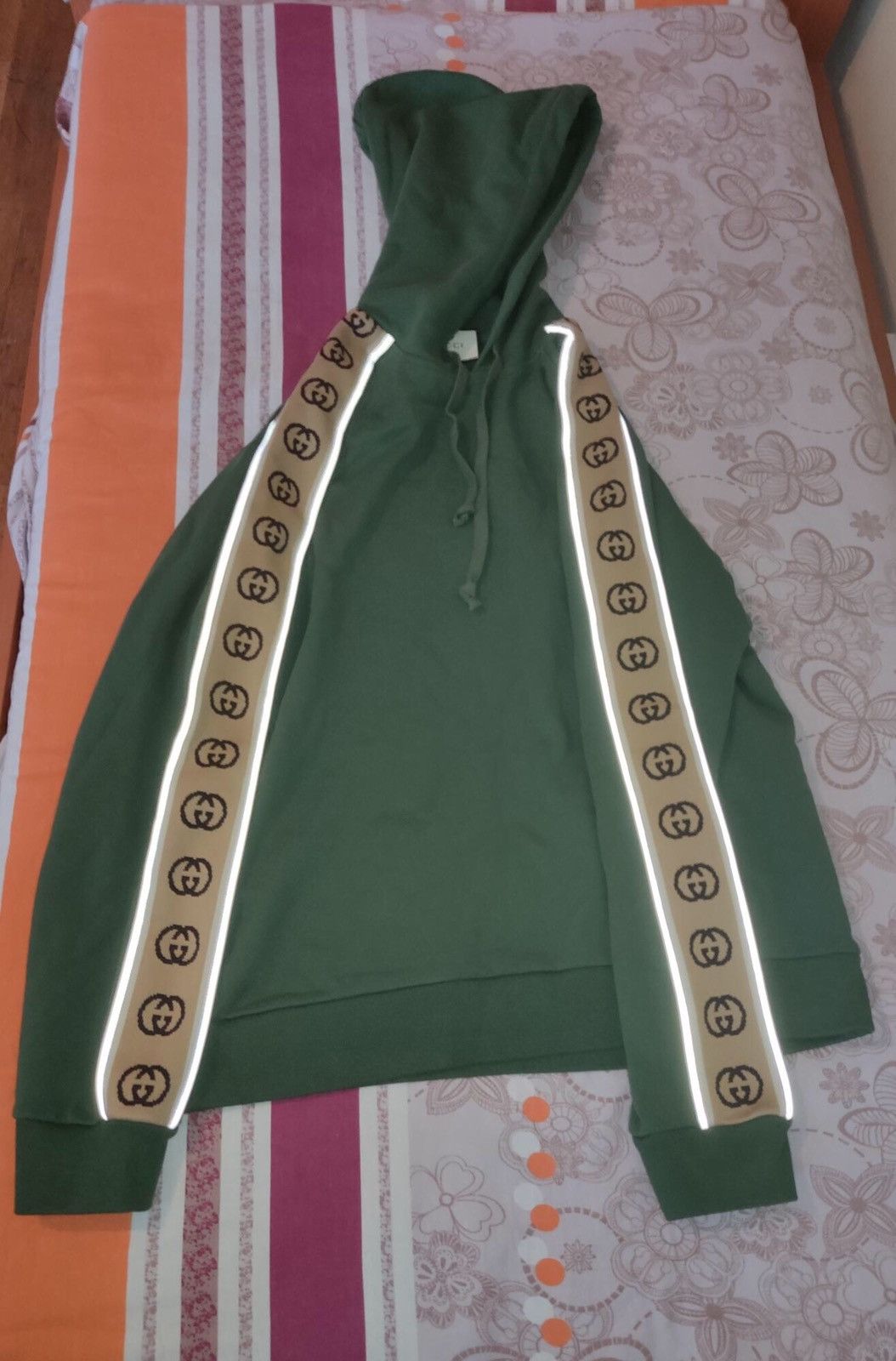 Gucci GG Logo Reflective Hoodie | Grailed